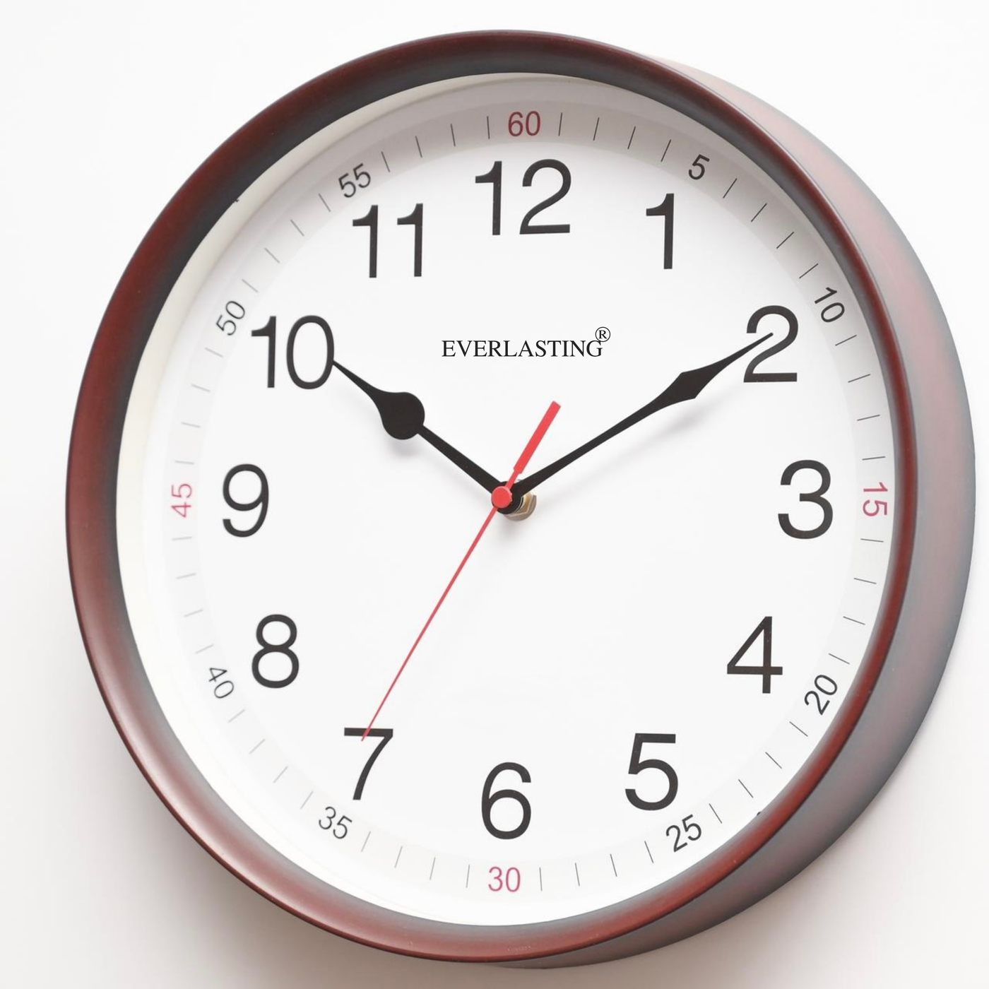 Champion Everlasting 11.5" Decent Office Walnut Wall Clock – Champion ...
